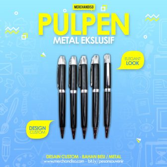 jual pulpen stainless promosi custom murah berkualitas