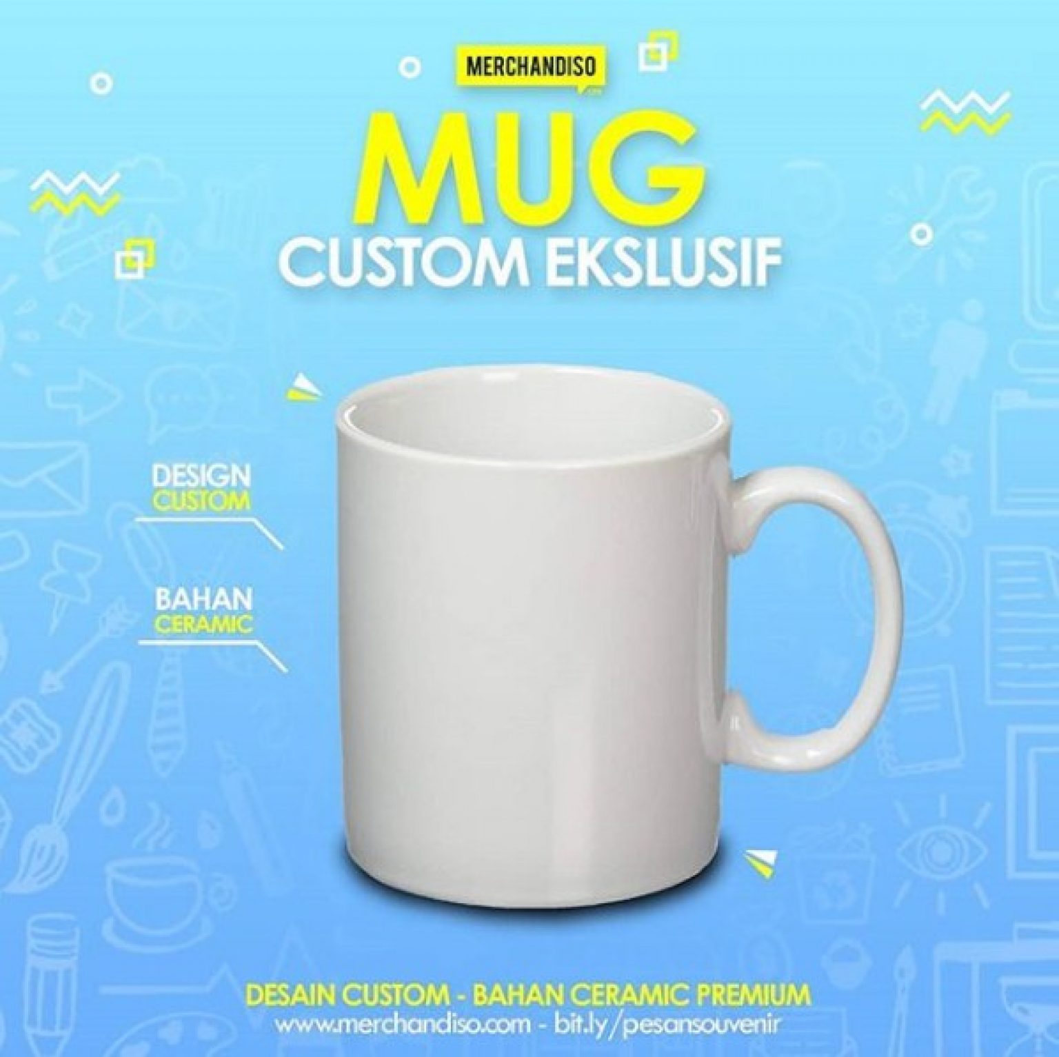 Souvenir Custom Mug Keramik Unik dan Kekinian